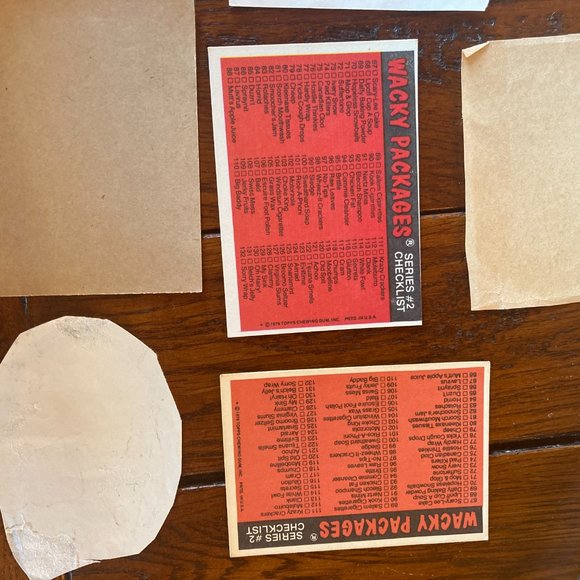 Wacky Packages | Other | Rare Wacky Packages Stickers Bundle Set Gc Vg ...